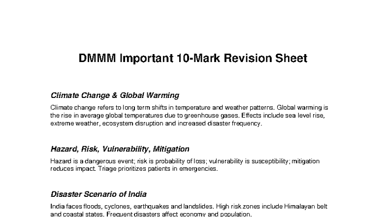 DMMM Revision Sheet - fdvb - DMMM Important 10-Mark Revision Sheet ...