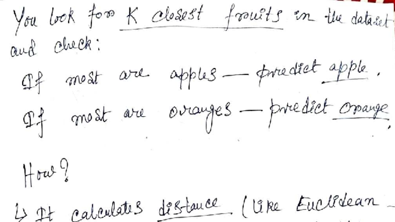 ML Notes Part 2: K Nearest Neighbors, SVM, and Decision Trees - Studocu