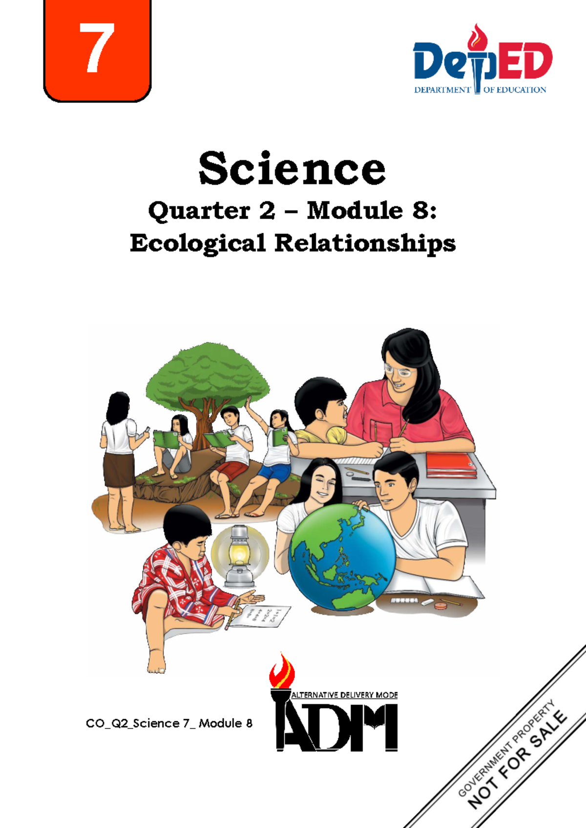 Science 7 Q2 Module 8: Ecological Relationships CO_Q2_Science 7_ Module ...