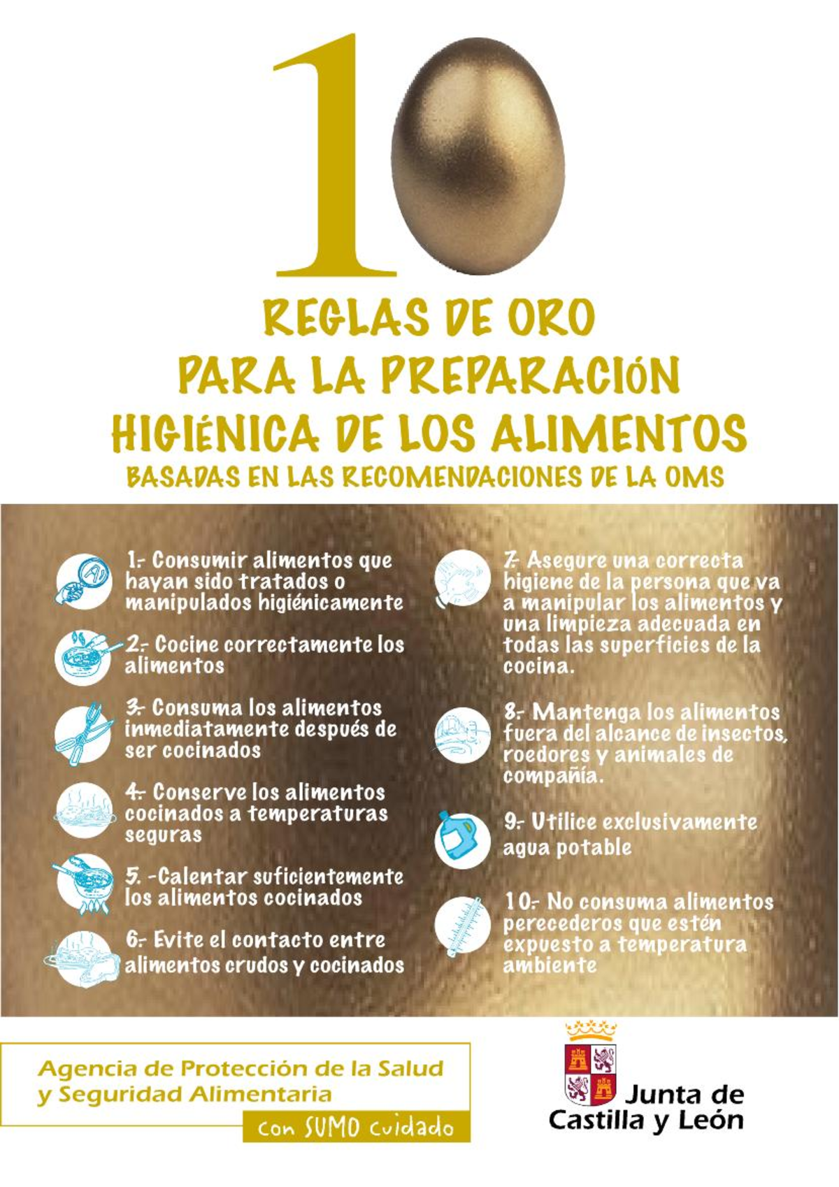 10 Reglas de Oro para la Higiene Alimentaria según la OMS - Studocu