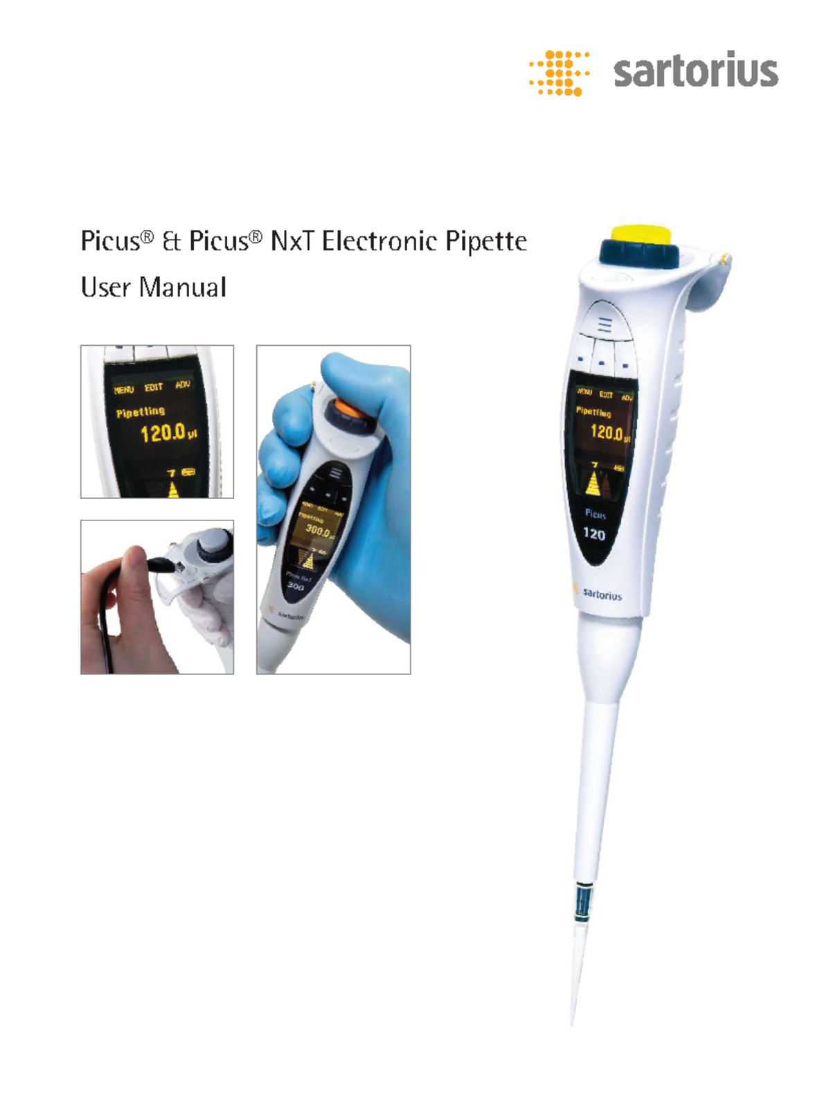 NxT Electronic Pipette User Manual (Model: PicusNXT, Code: SUL6001 ...