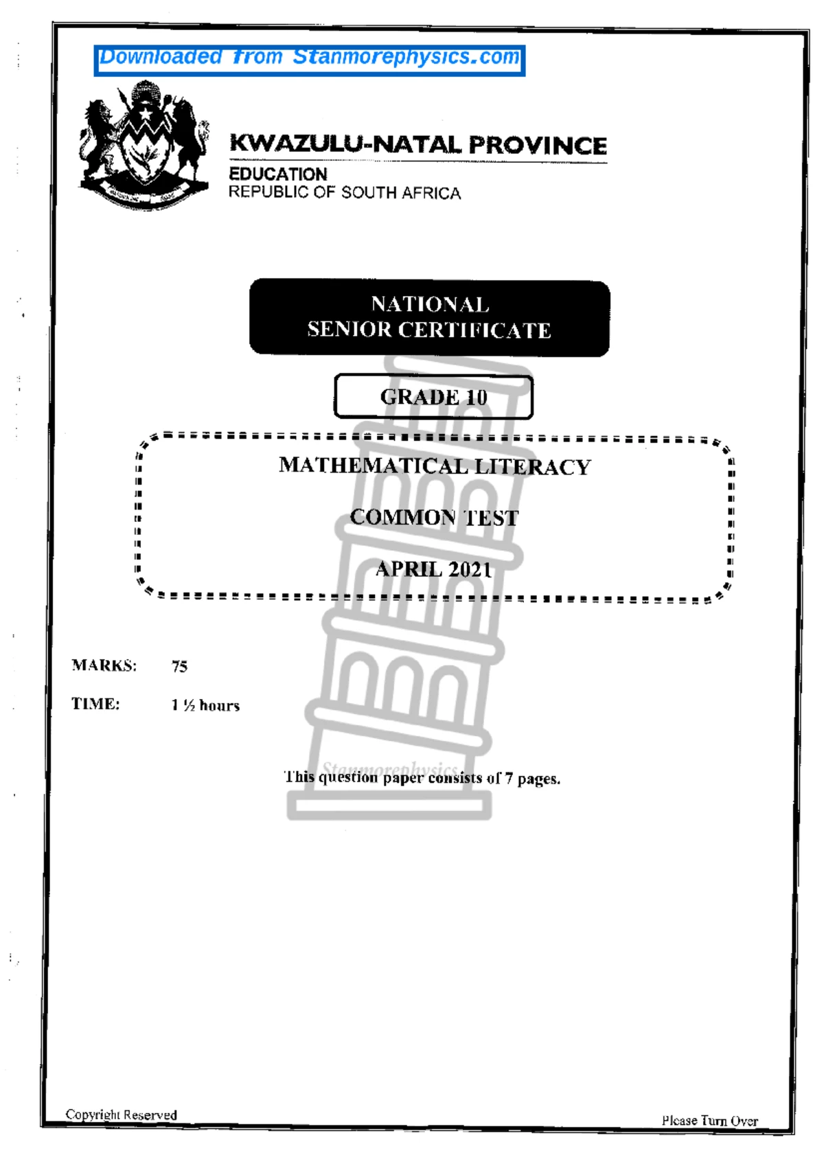 Maths LIT P2 QP 2024 Final Exam for Grade 12 NSC Students - Studocu