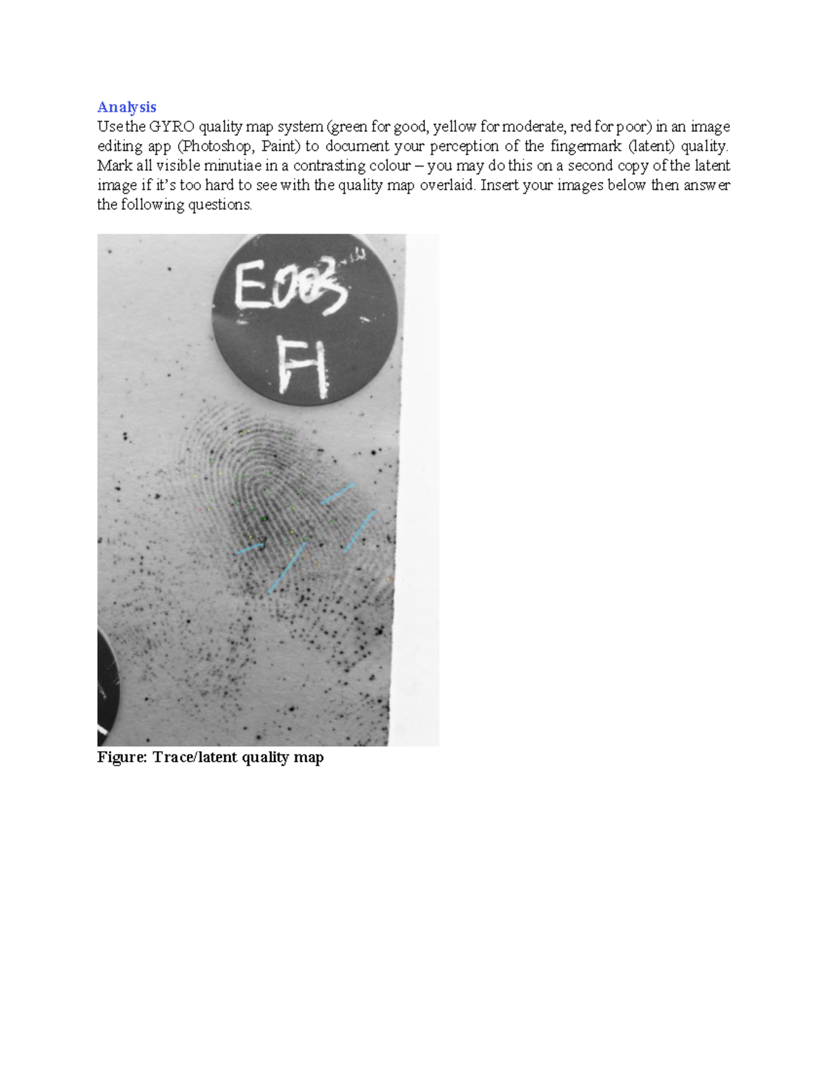 Fingermark Comparison Analysis: GYRO Quality Assessment in Forensics ...