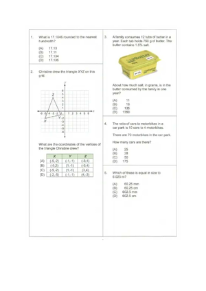 Year 8 Maths - Grade: 8 - Secondary School - Studocu