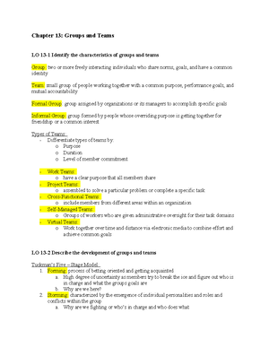 BUSN Chapter 10 Notes - Organizational Change and Innovation: Lifelong ...