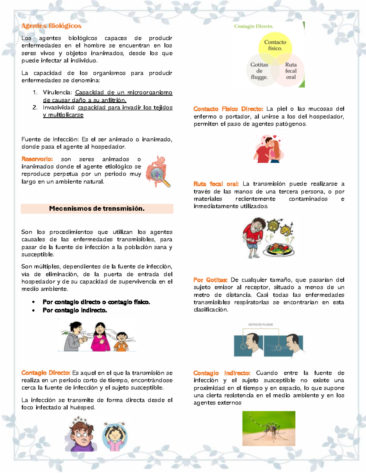 Agentes Biológicos y Mecanismos de Transmisión: Un Estudio Completo ...