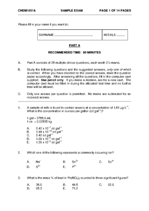 Experiment 2 - EXPERIMENT 2 CHEMICAL AND PHYSICAL PROPERTIES AIMS To ...