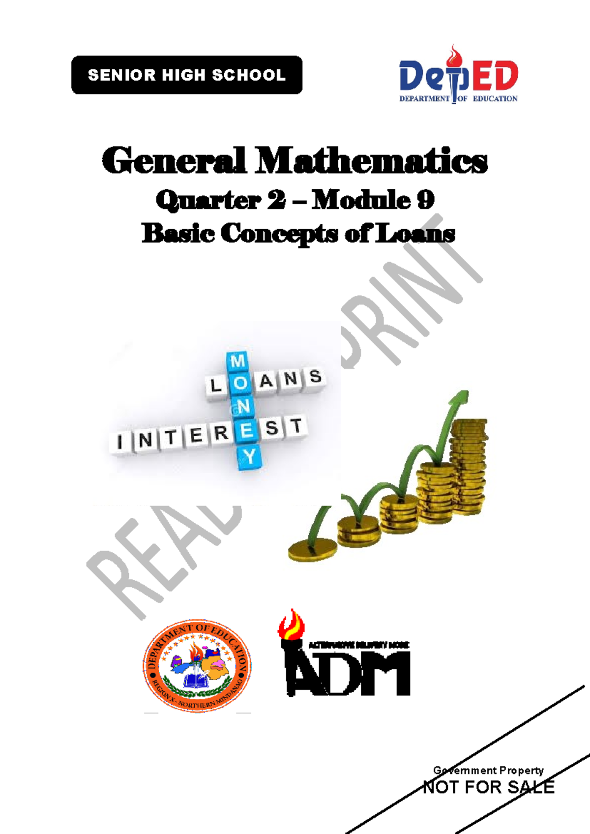 Gen Math 11 Q2 Module 9: Understanding Loans and Financing Concepts - Studocu