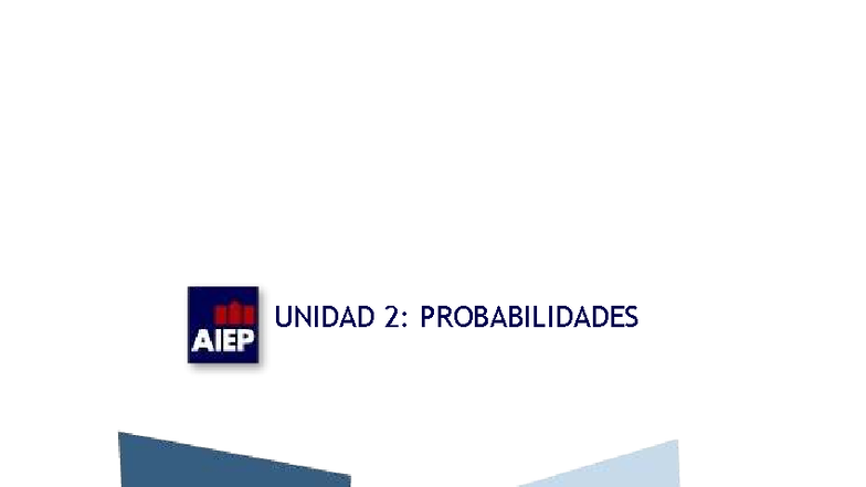 EPD101: Actividad Sumativa - Probabilidades en Análisis de Datos - Studocu