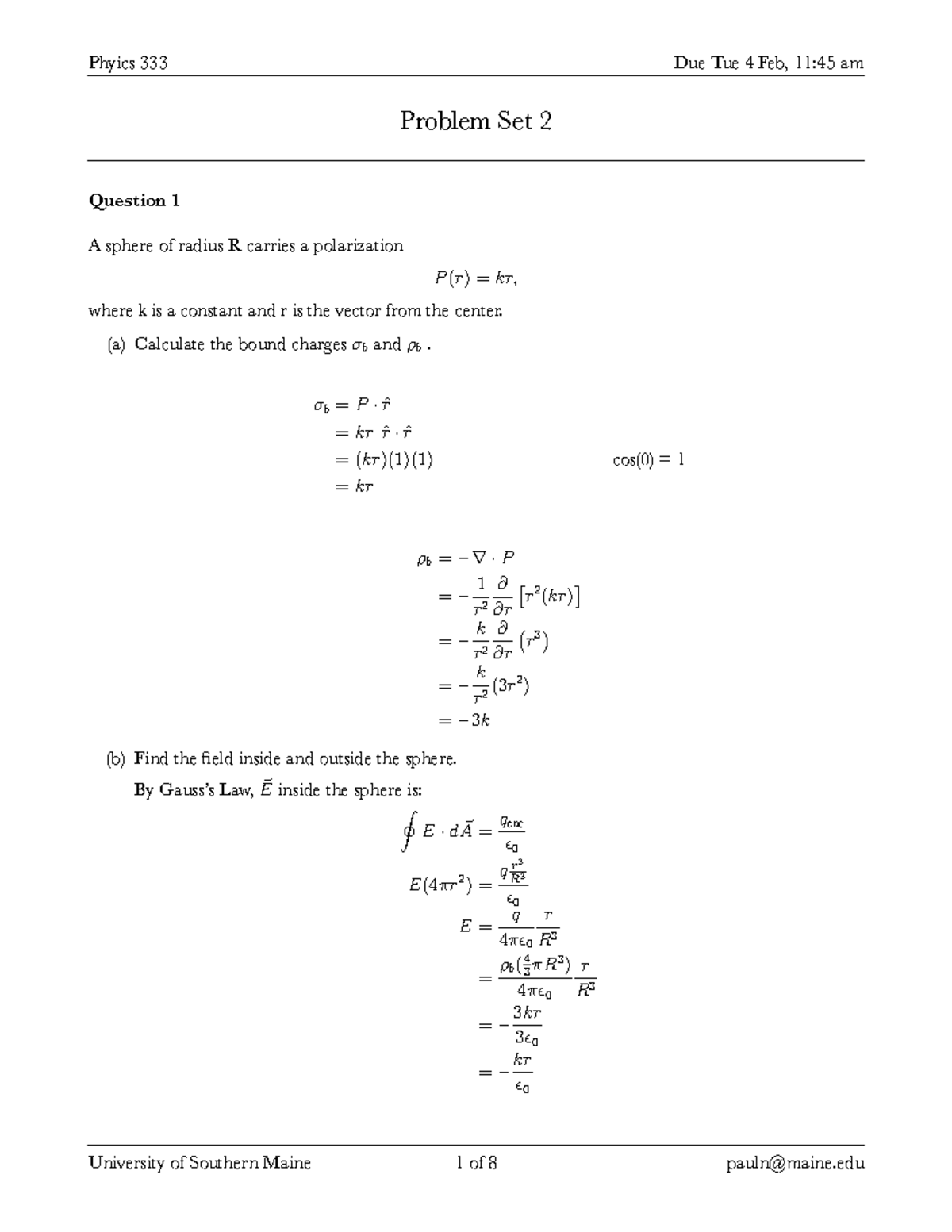 PHY333 Homework Problem Set 2 Solutions and Analysis - Studocu