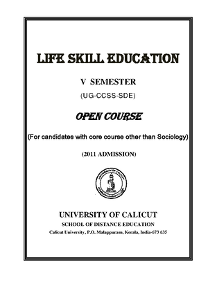 LIFE Skills Units - LIFE SKILLS EDUCATION 2022 - 2023 PHILOSOPHY ...