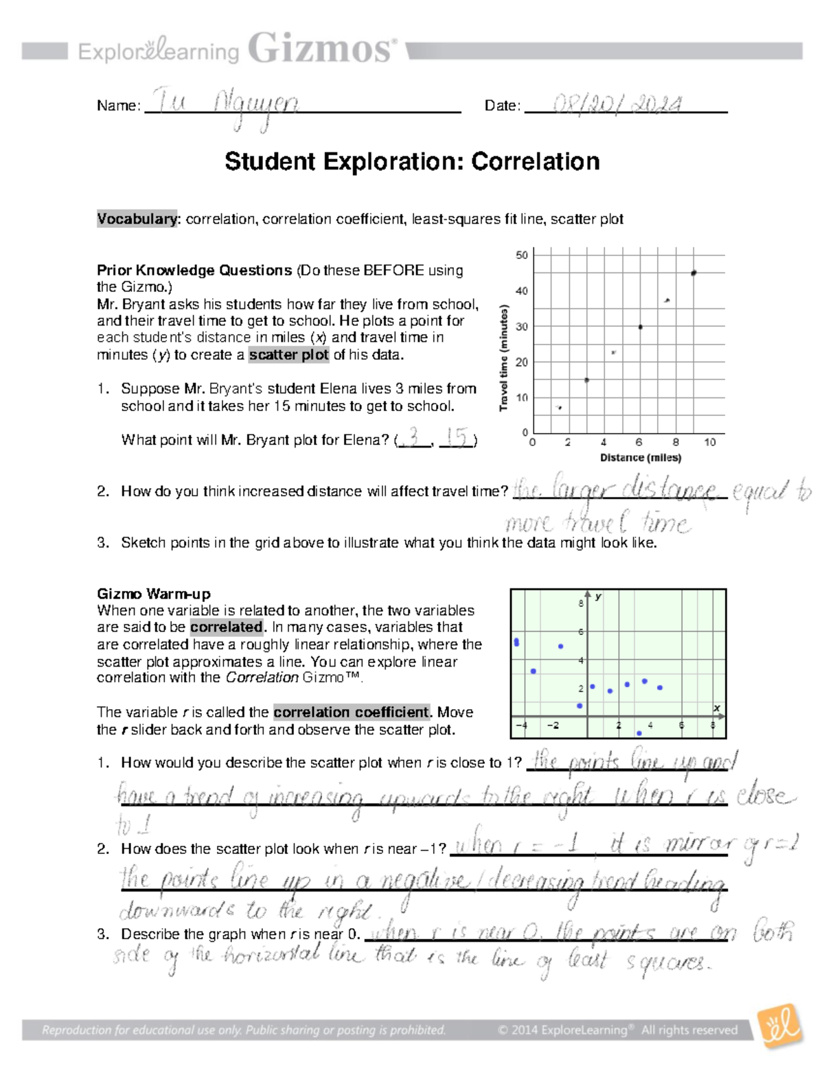 MDM4U-Unit1-Correlation Exploration and Analysis Guide - Studocu