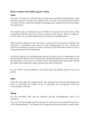 Special Civil Action Lecture Notes - I. SPECIAL CIVIL ACTIONS (Rules 62 ...