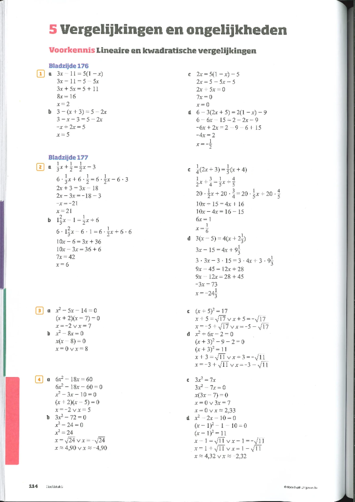 Oefentoets de stelling van pythagoras - Vraag 1 Schrijf je antwoorden zo volledig mogelijk op ...
