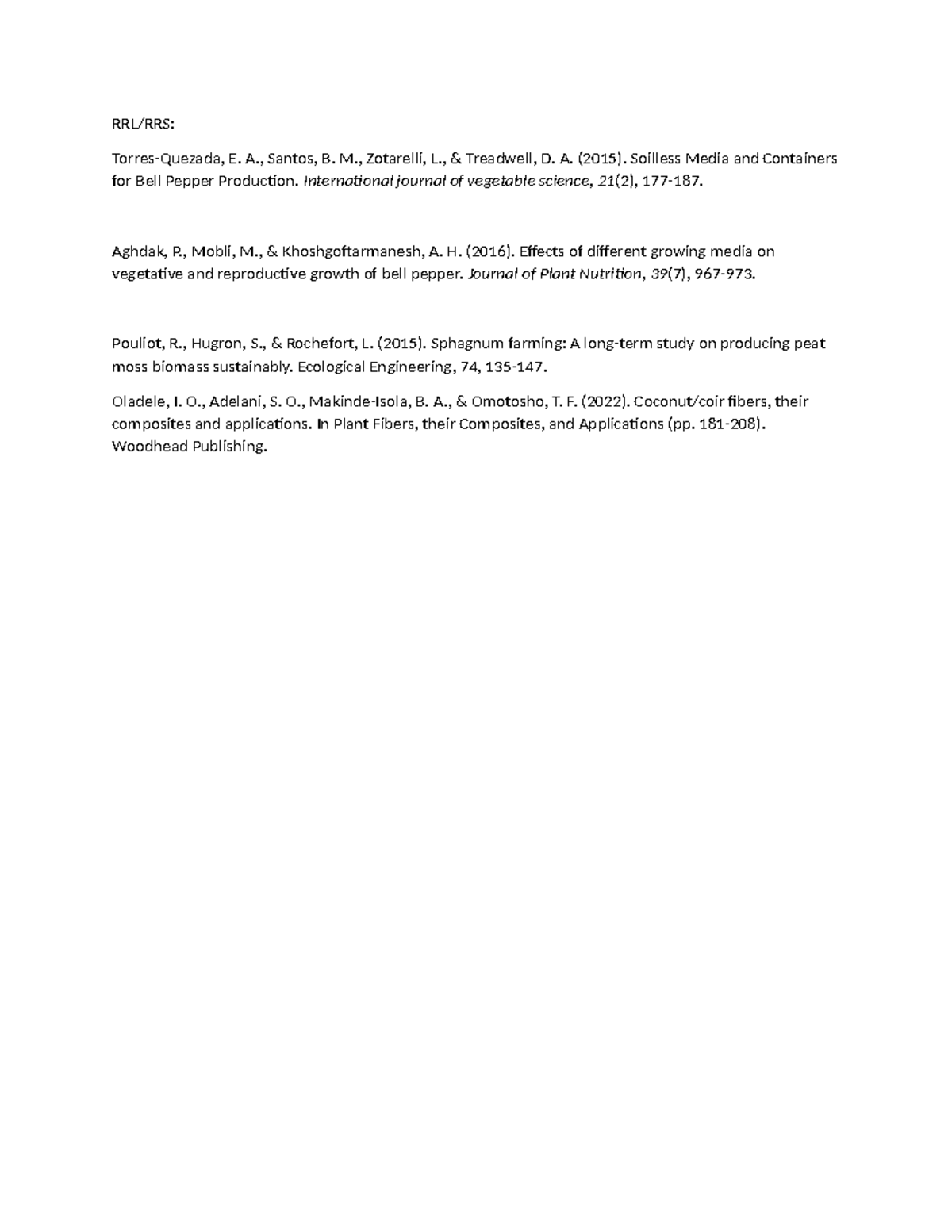 RRL - xgxgf - RRL/RRS: Torres-Quezada, E. A., Santos, B. M., Zotarelli ...