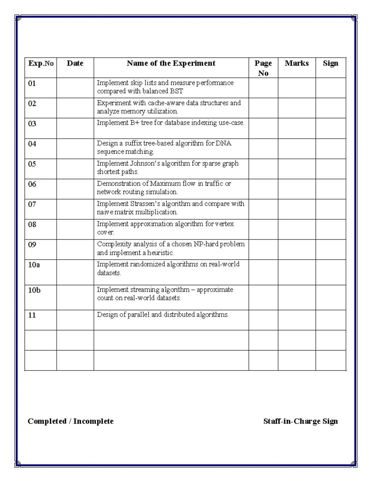 ADSA LAB Record - Experiment Notes on Data Structures and Algorithms ...
