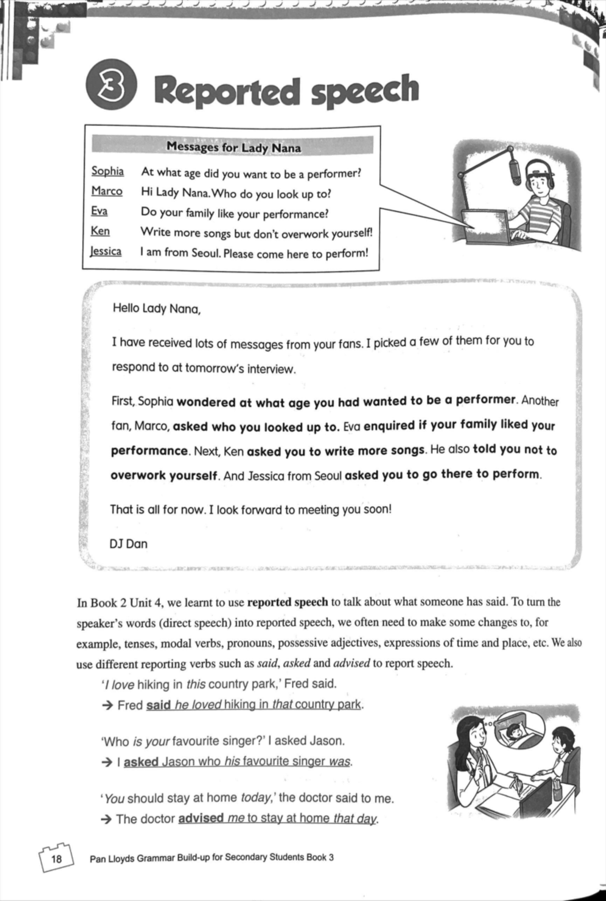 Grammar Exercise: Reported Speech and Conditionals (Book 3) - Studocu