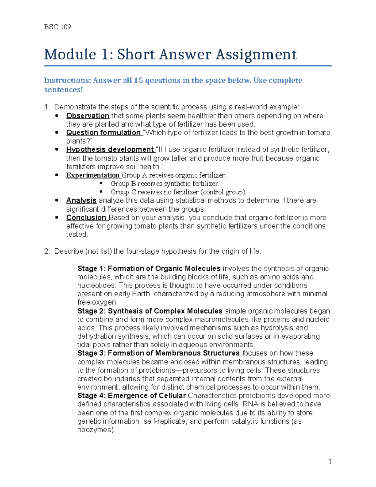 Module 1 Short Answer Assignment [DOCX] - Module 1: Short Answer ...