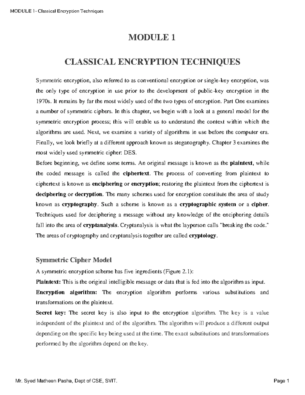 Cryptography CSE Module 4: X.509 Certificates and User Authentication ...