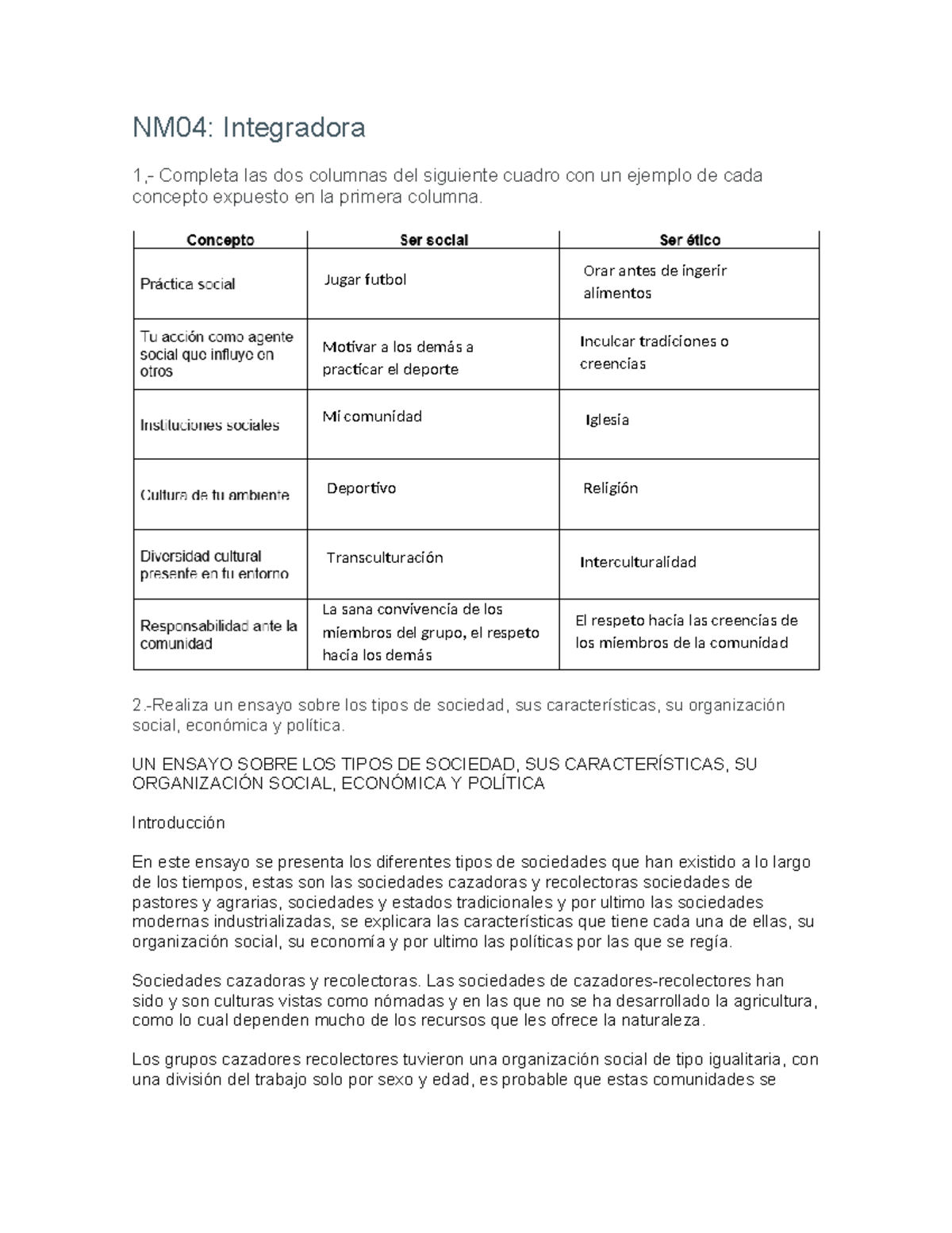NM04 ACT Integradora - tra - NM04: Integradora 1,- Completa las dos ...