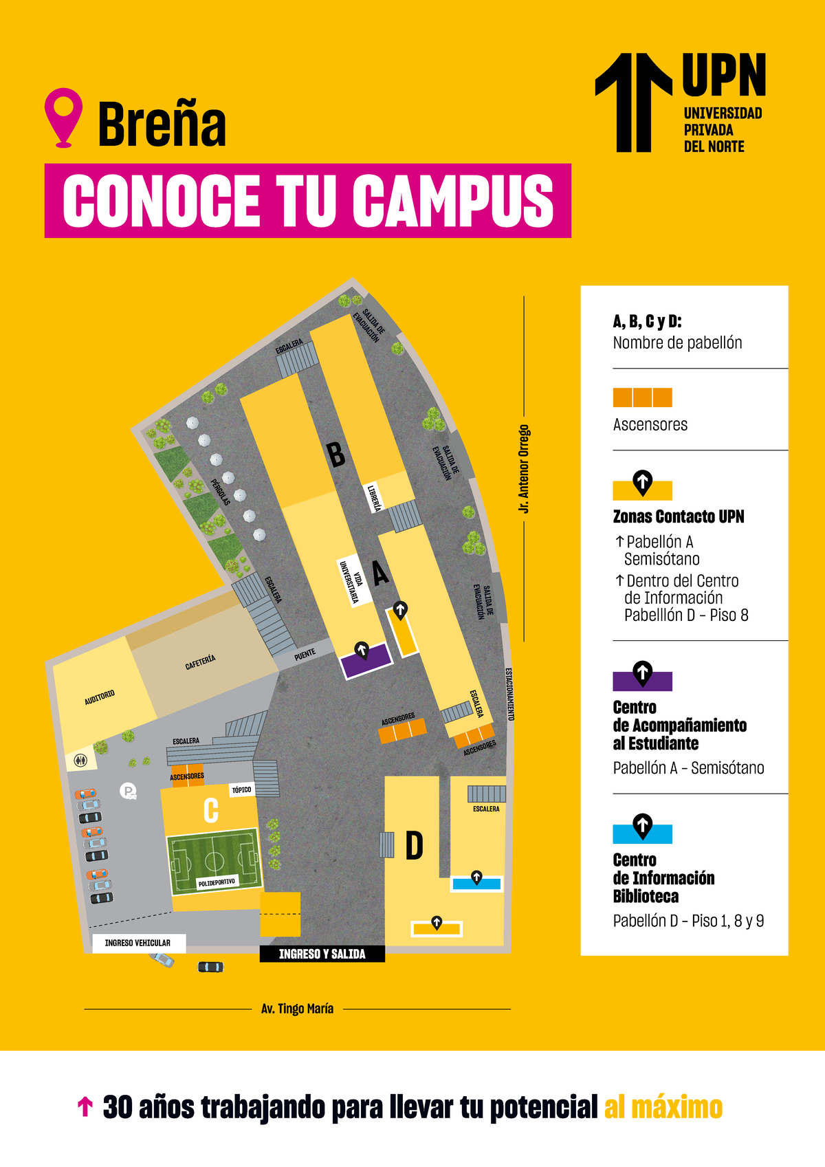 UPN Campus Guide: Breña Facilities Overview 01-04-2024 - Studocu