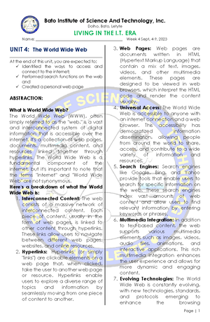2. IS 1 - Computer System - MJ Pagay-Cierva Property BATO INSTITUTE OF ...