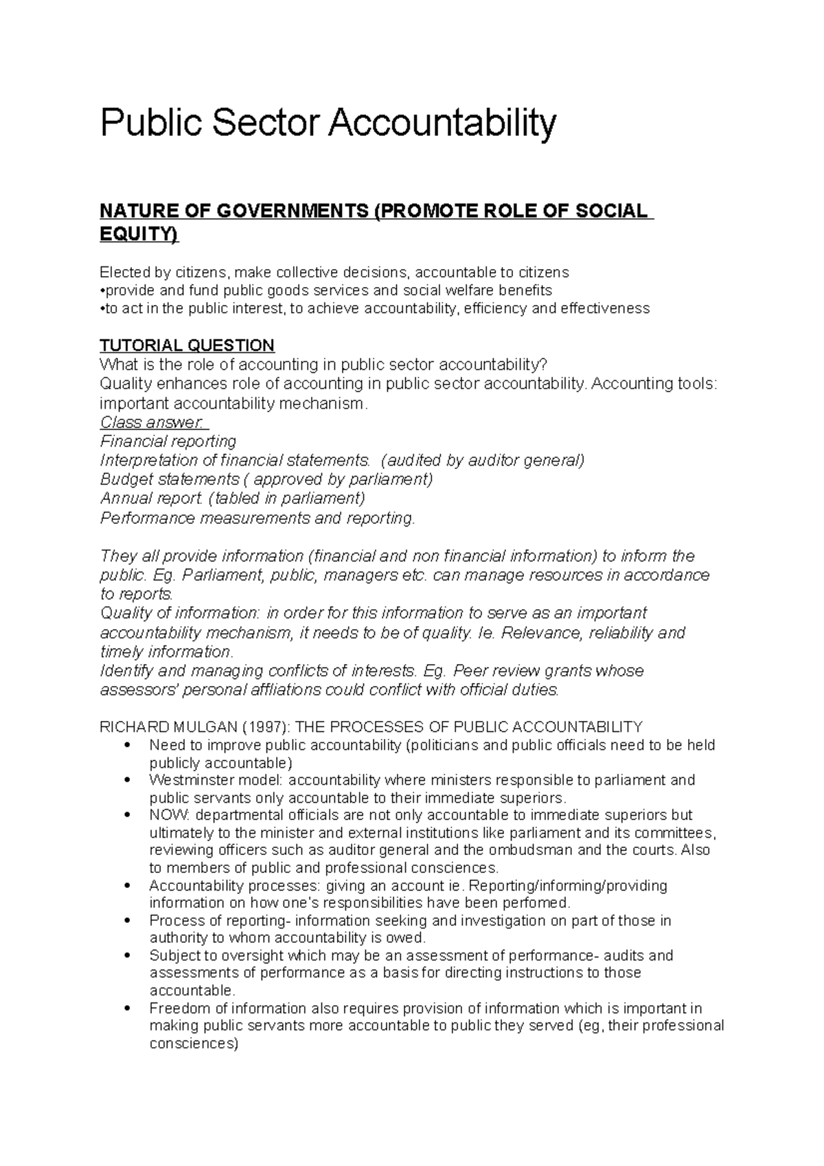 Public Sector Accountability vs Private Sector: An In-Depth Analysis ...