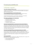 Communicatietheorie - LOI - Studeersnel