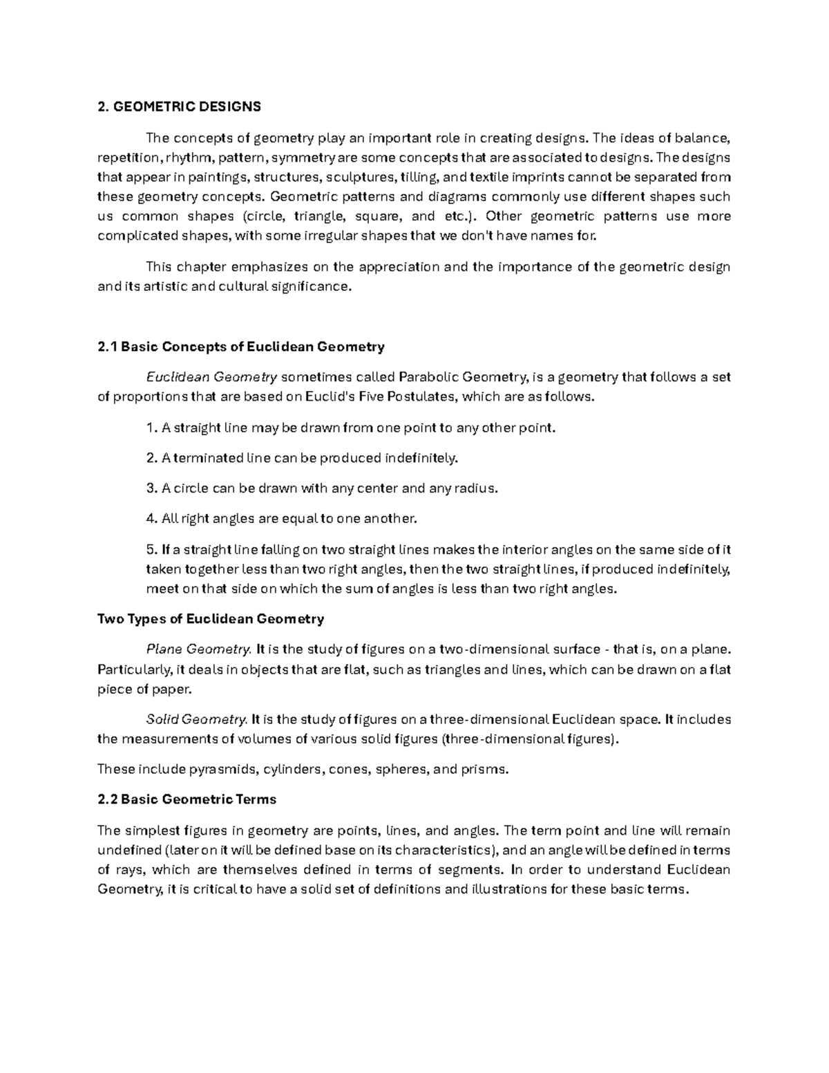 3. Math Semi-Final: Geometric Designs and Their Cultural Significance ...