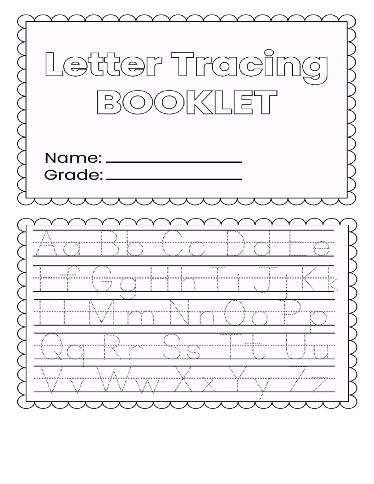 Letter Tracing Booklet: Alphabet Practice for Kids - Studocu