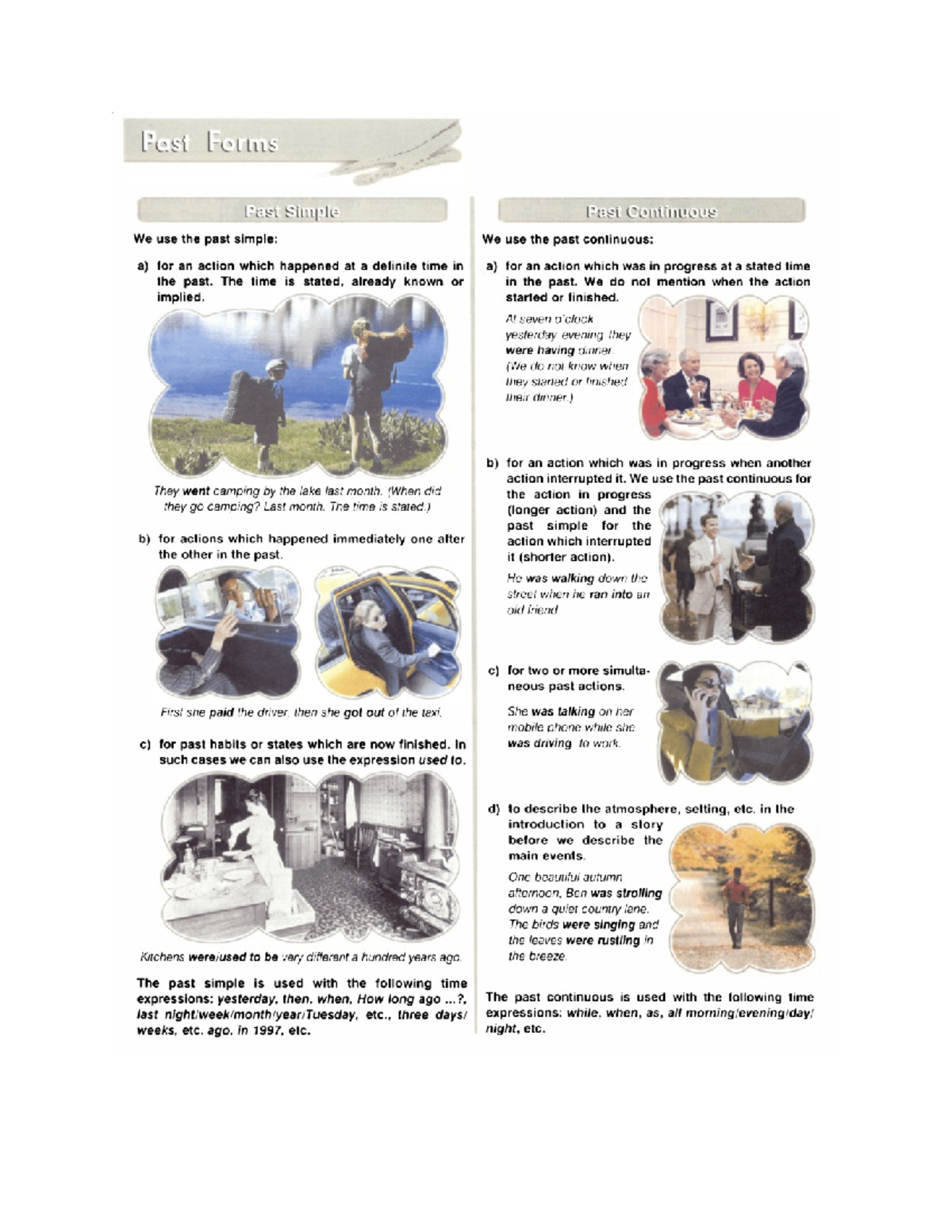 GW4 - Past Forms: Simple, Continuous, Perfect Tenses Explained - Studocu