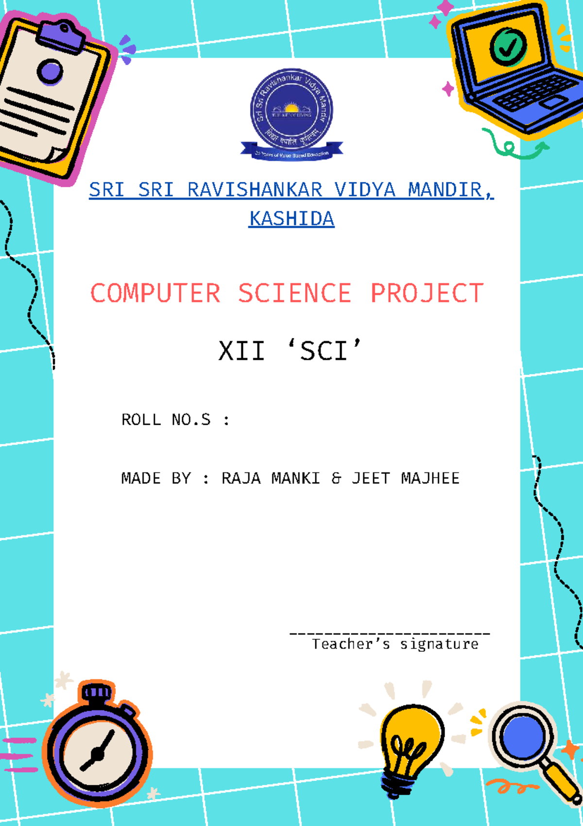 Computer Science Project XII: Store Management System Using Python ...