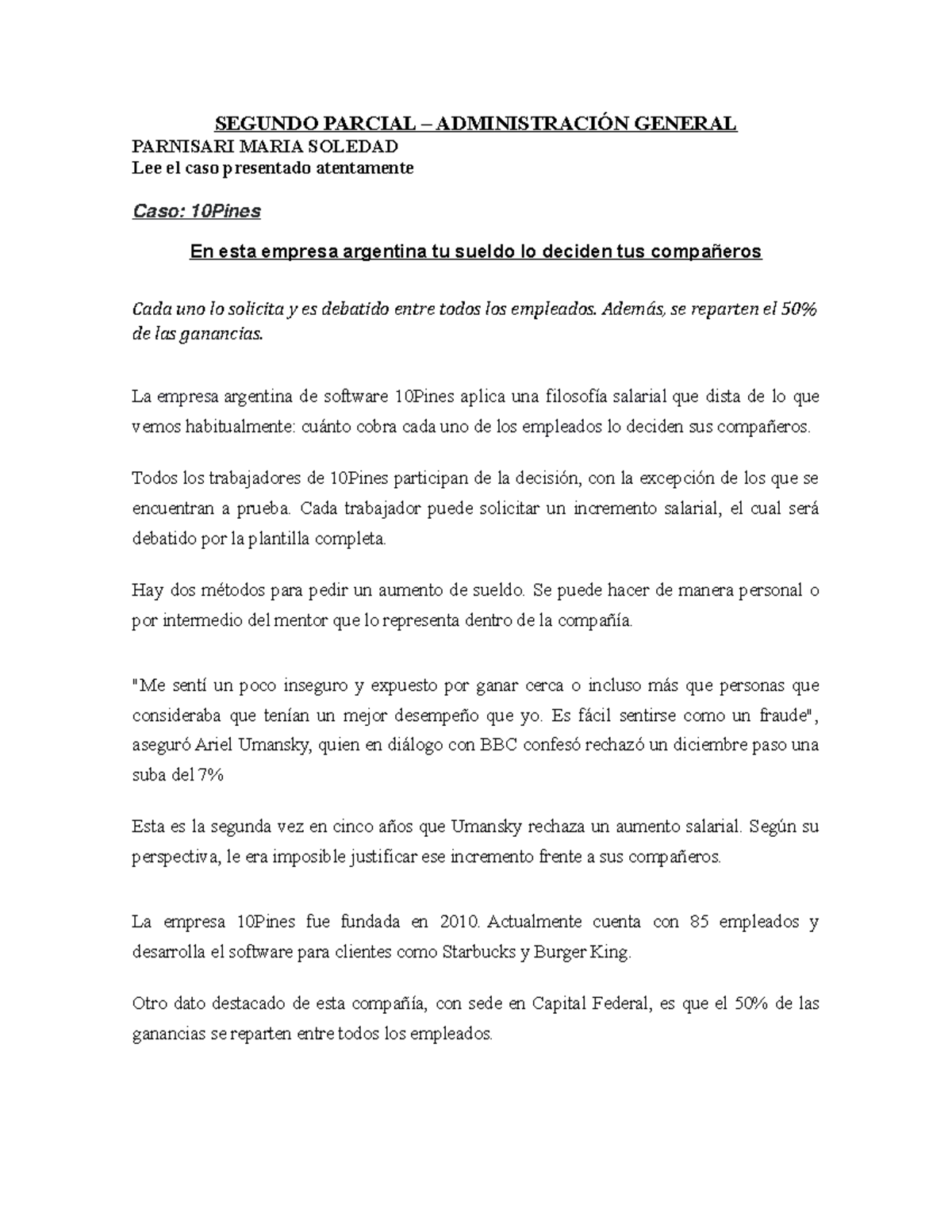Segundo Parcial - Administracion General - Untref Virtual - ULP- 2do 2021 - SEGUNDO PARCIAL ...