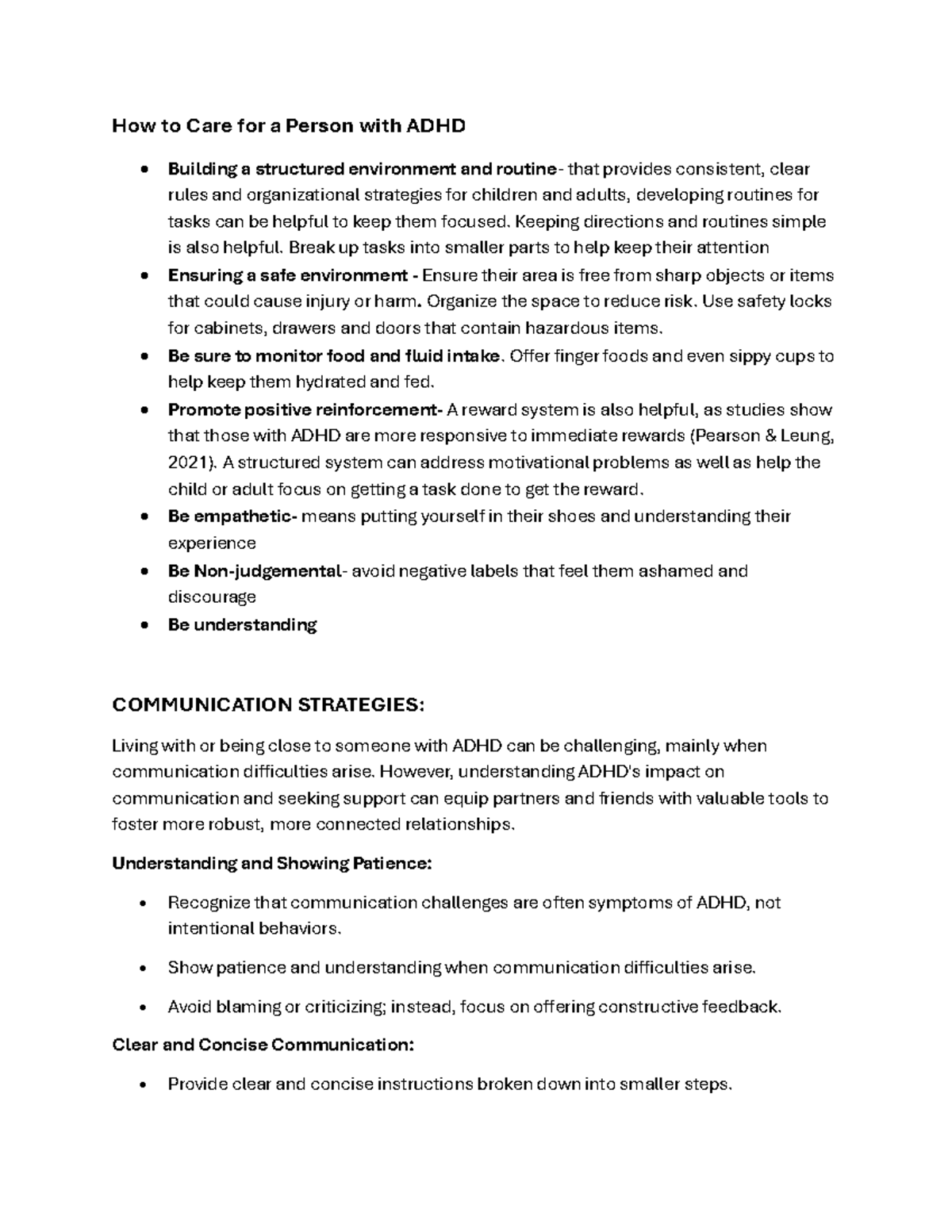 Communication Strategies for Supporting Individuals with ADHD (Course ...