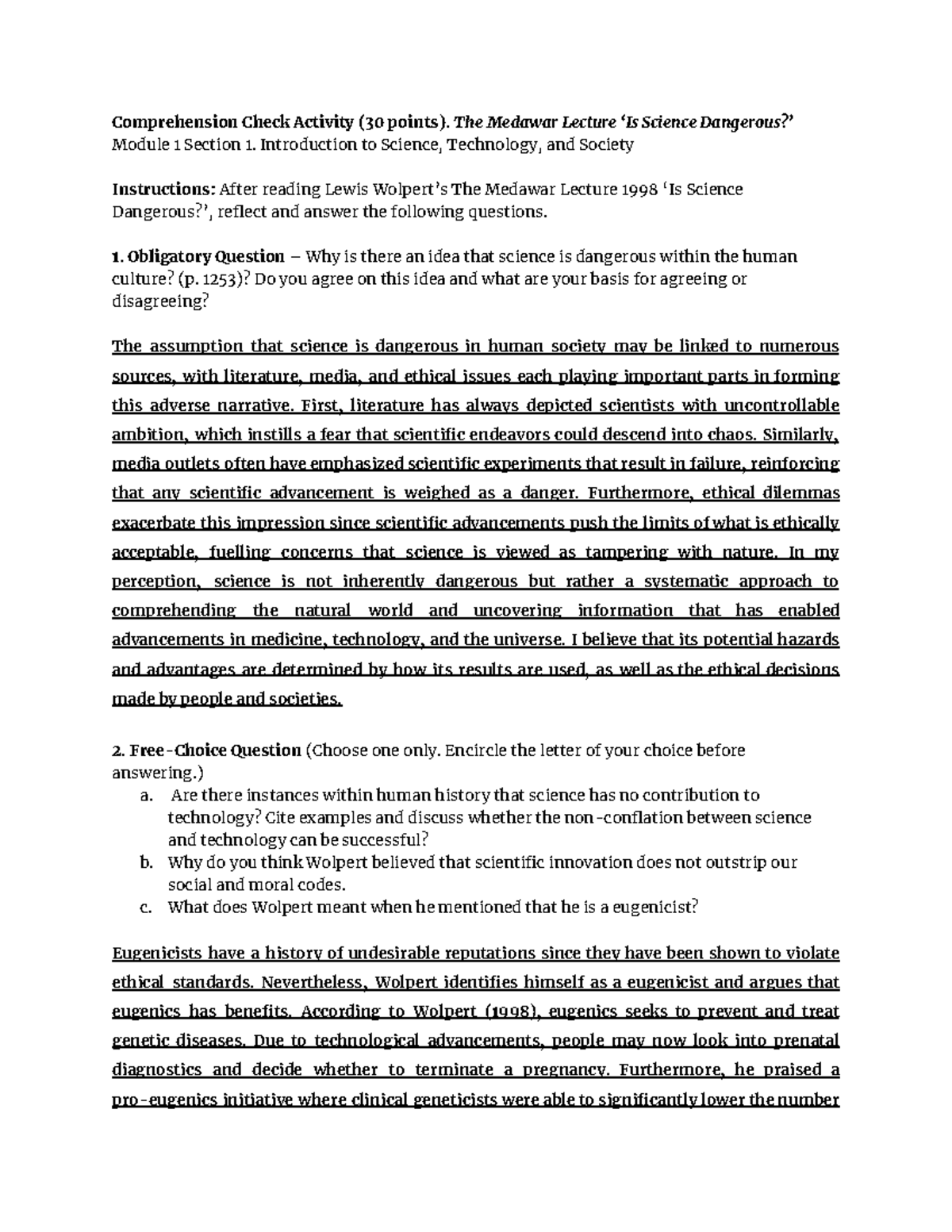 GED117-MRR1 - Metacognitive Reading - Comprehension Check Activity (30 ...