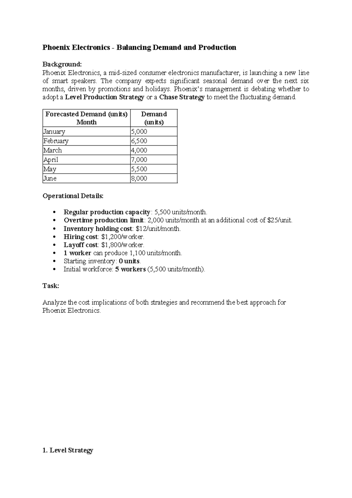 Phoenix Electronics - just - Phoenix Electronics - Balancing Demand and ...