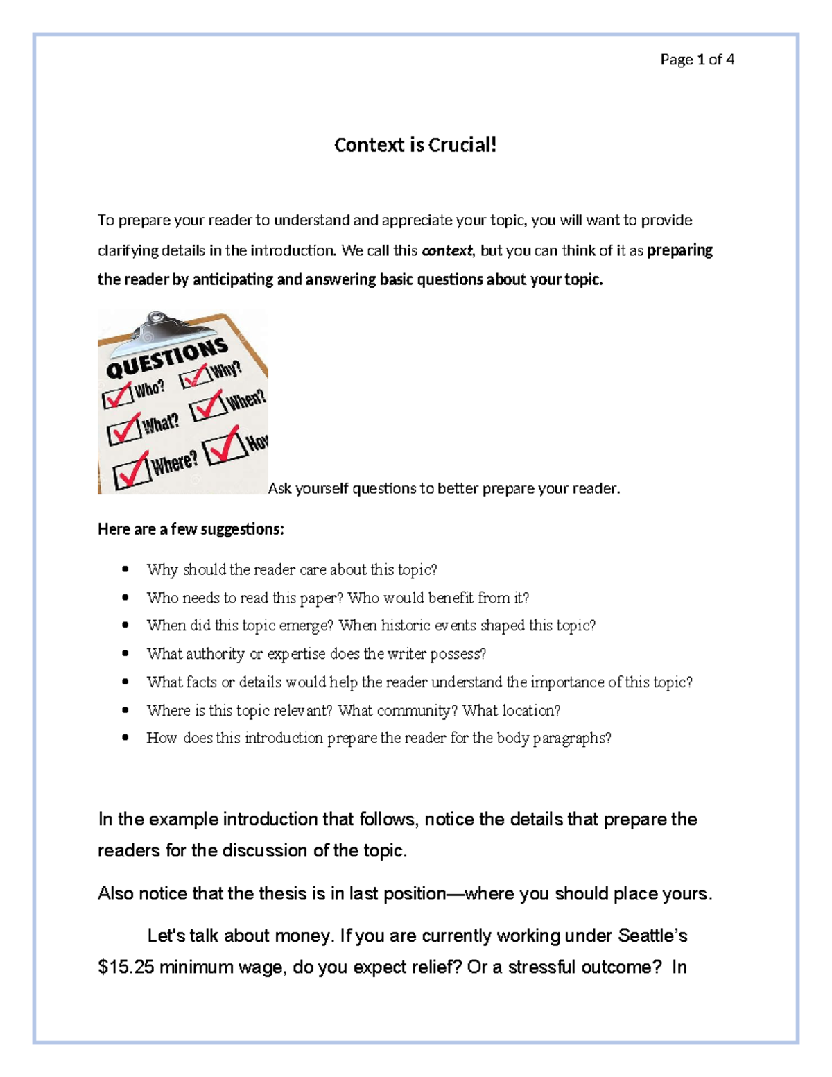 Context is Crucial: Understanding the Importance of Background in ...