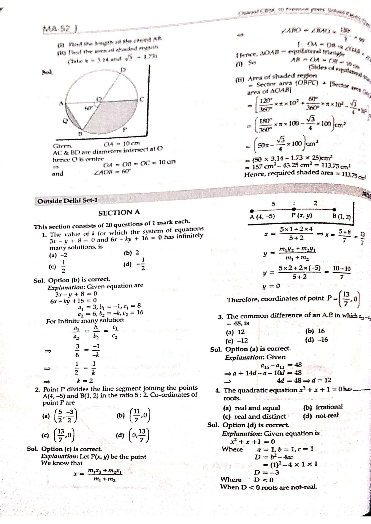 2024 MATHEMATICS (STANDARD) PRACTICE PAPER - Studocu