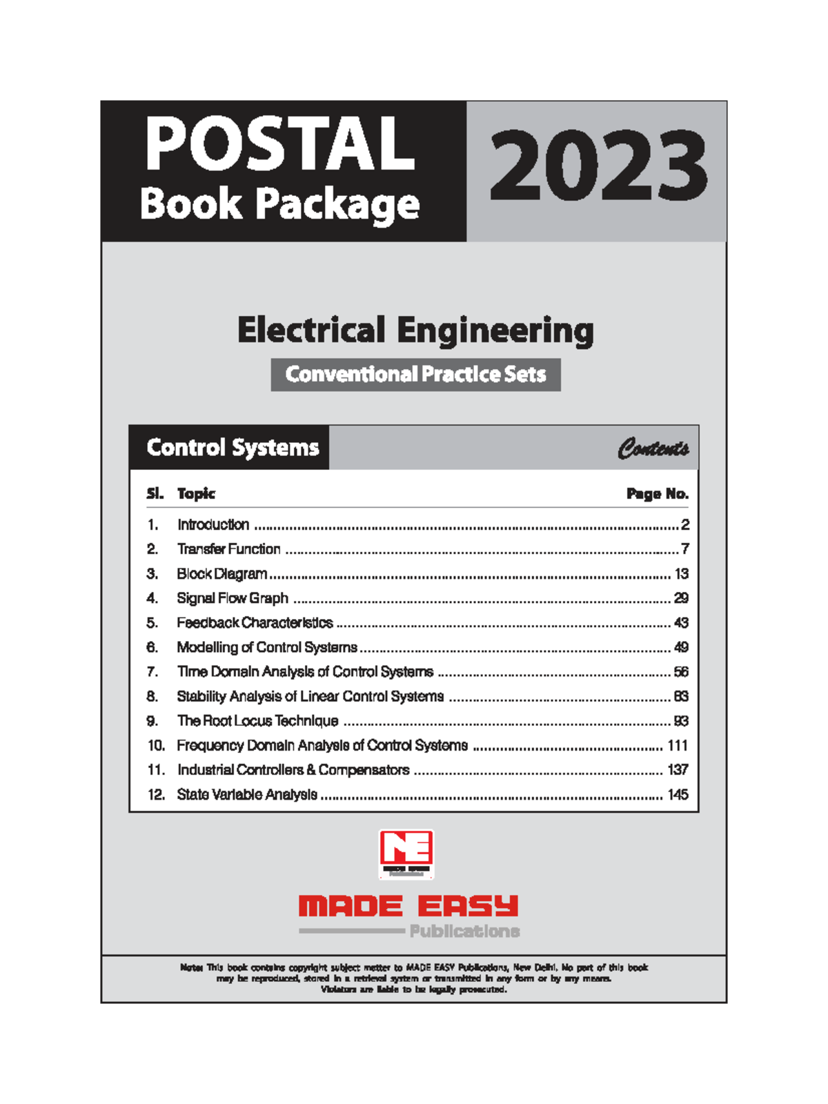 Control Systems Conventional Practice Sets - POSTAL 2023 - Studocu