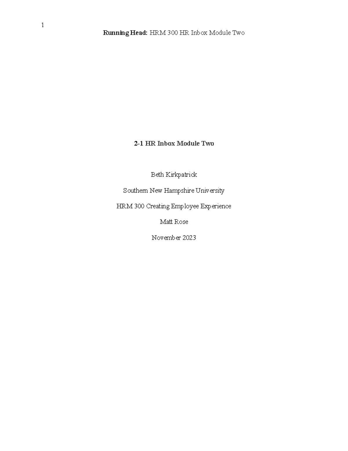 HRM 300 2-1 Video Suggestions for Candidate Recruitment - Studocu