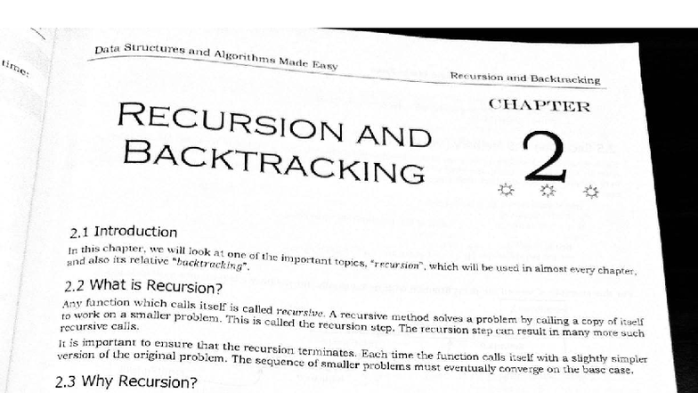 Data Structures and Algorithms Made Easy: Recursion and Backtracking ...