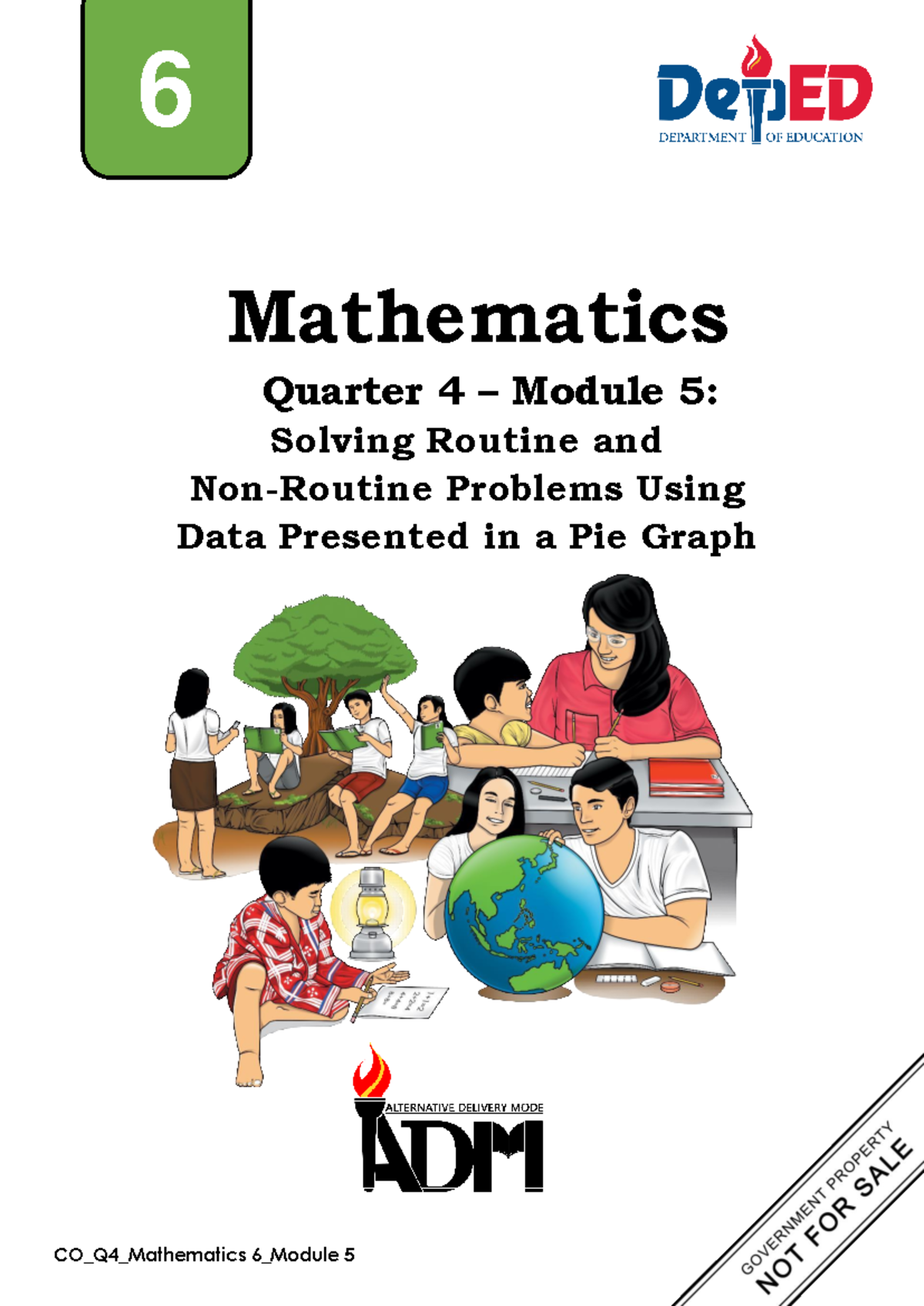 MATH6-Q4-MOD5: Solving Problems with Data in Pie Graphs - Studocu