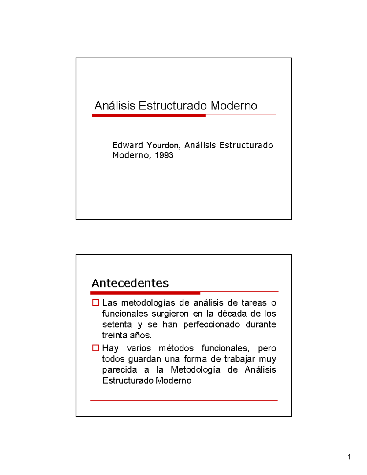 Metodología de Análisis Estructurado Moderno - Yourdon 1993 - Studocu