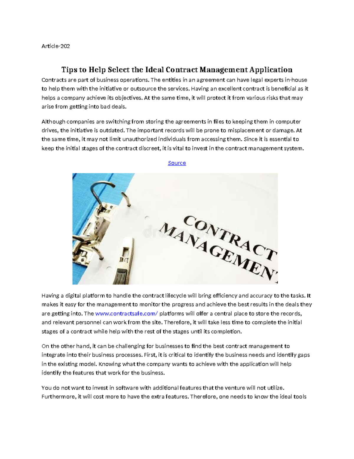 Selecting the Ideal Contract Management App: Key Tips and Insights ...
