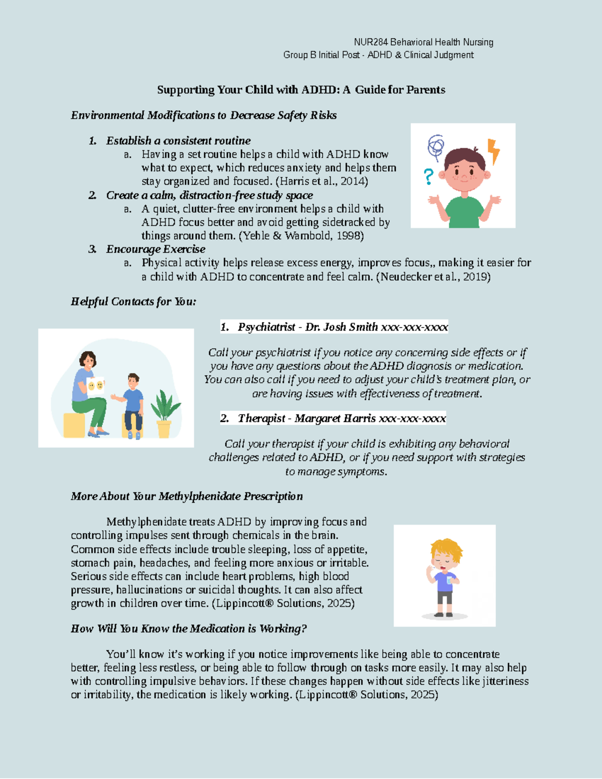 Supporting Your Child with ADHD A Guide for Parents - Google Docs ...
