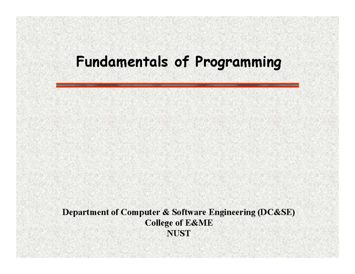 Assignment 1 (PF) - no available - Programming Fundamentals # Lab 1 LAB ...