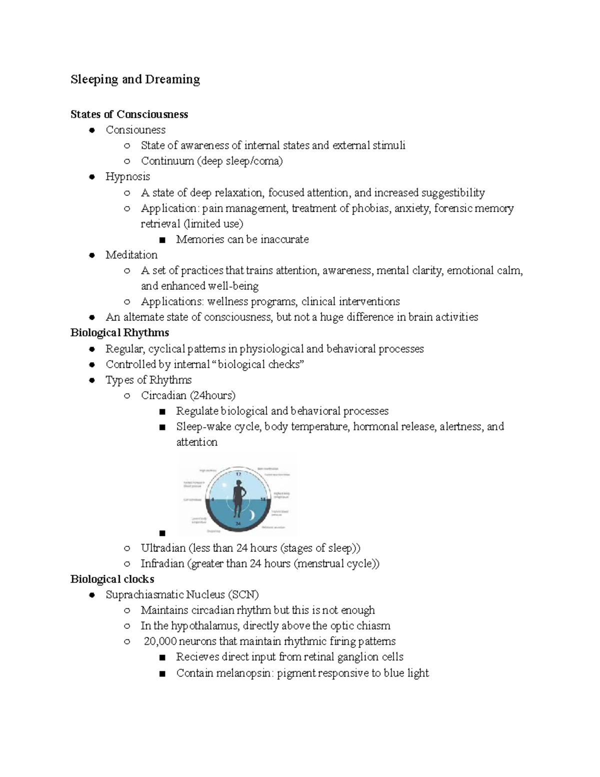 Sleeping and Dreaming: Understanding States of Consciousness (PSY101 ...