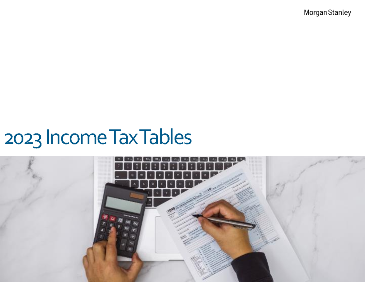 2023 Income Tax Tables Overview - Tax Info & Rates - Studocu