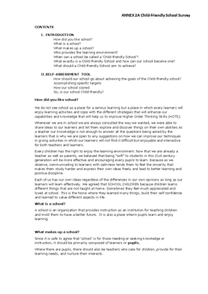 SIP Annex 2B Child Protection Policy Implementation Checklist - Annex ...