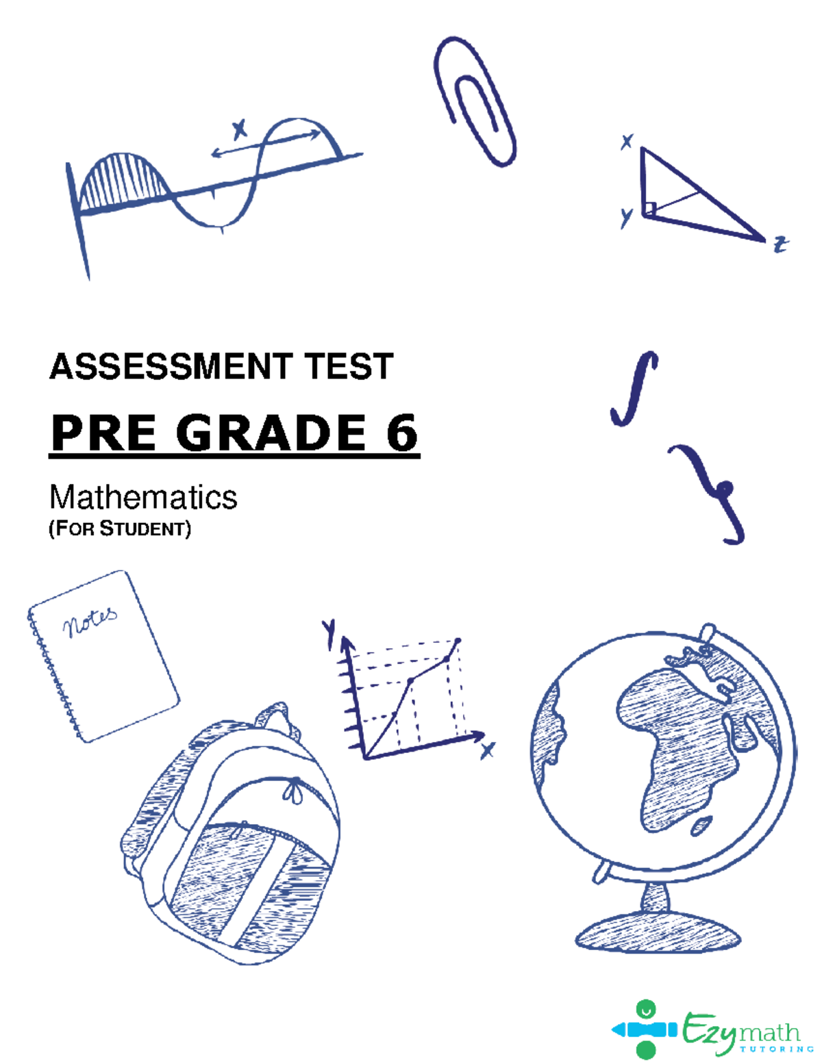 Pre Grade 6 Mathematics Assessment Test - Student Edition - Studocu